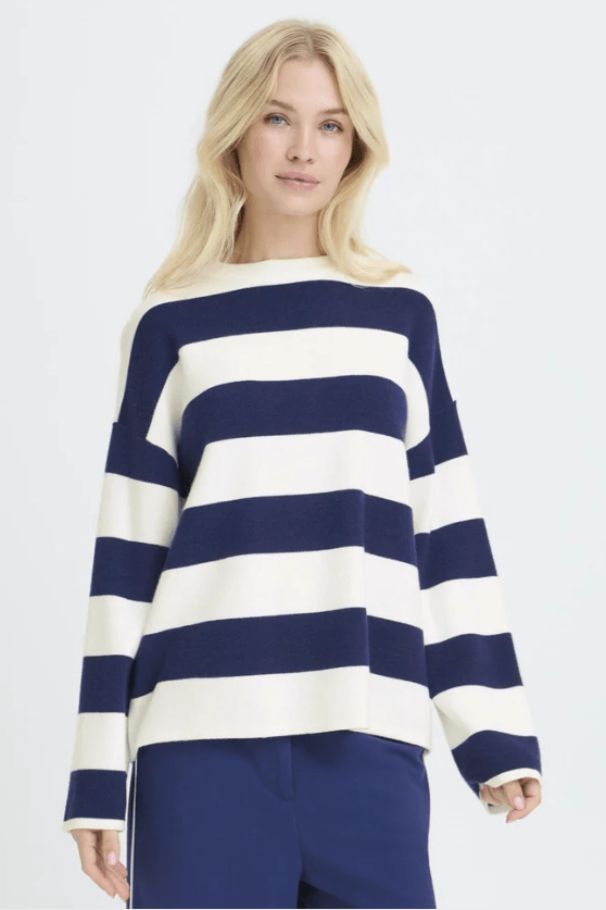 B.YOUNG Otari Stripe Jumper 20818627 – Quest Shoes & Clothing